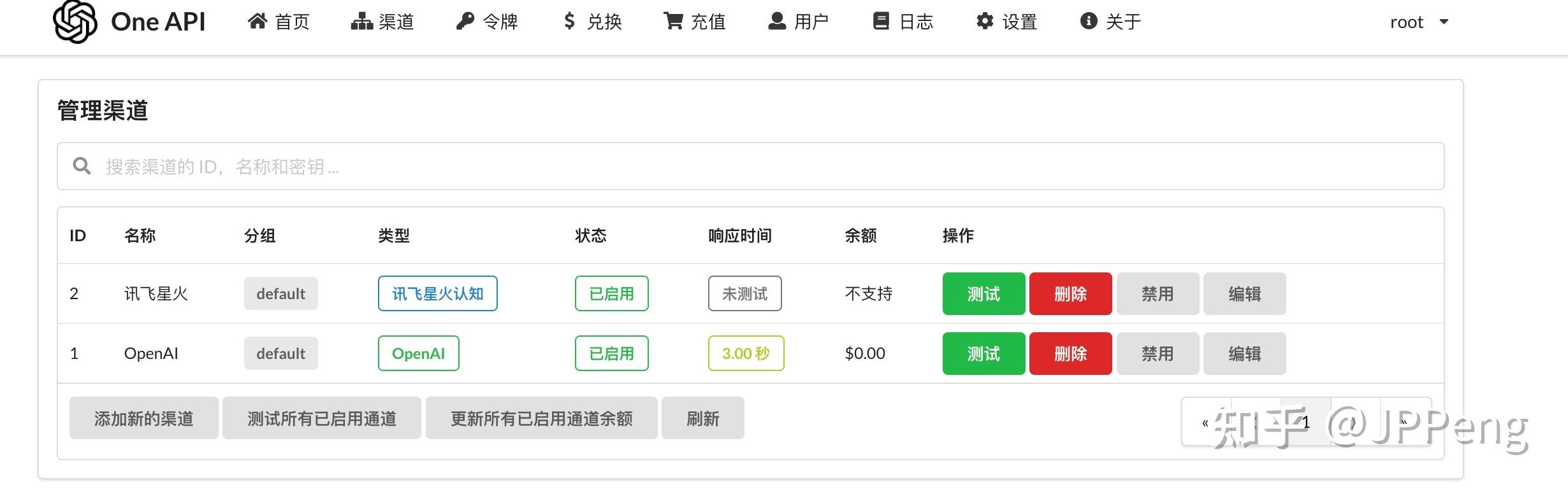 oneapi：强大而易用的OpenAI接口管理和分发系统 - 知乎