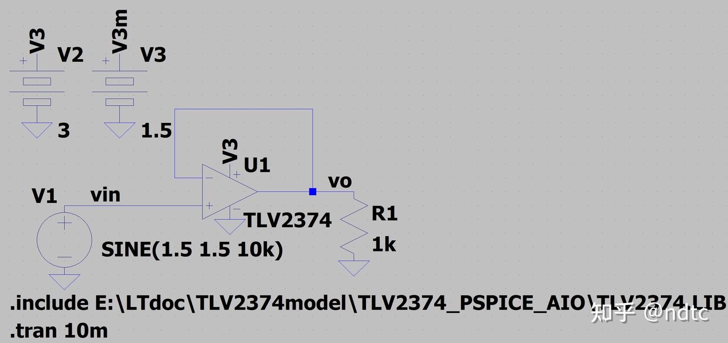 LTSPICE 使用第三方运放 - 知乎