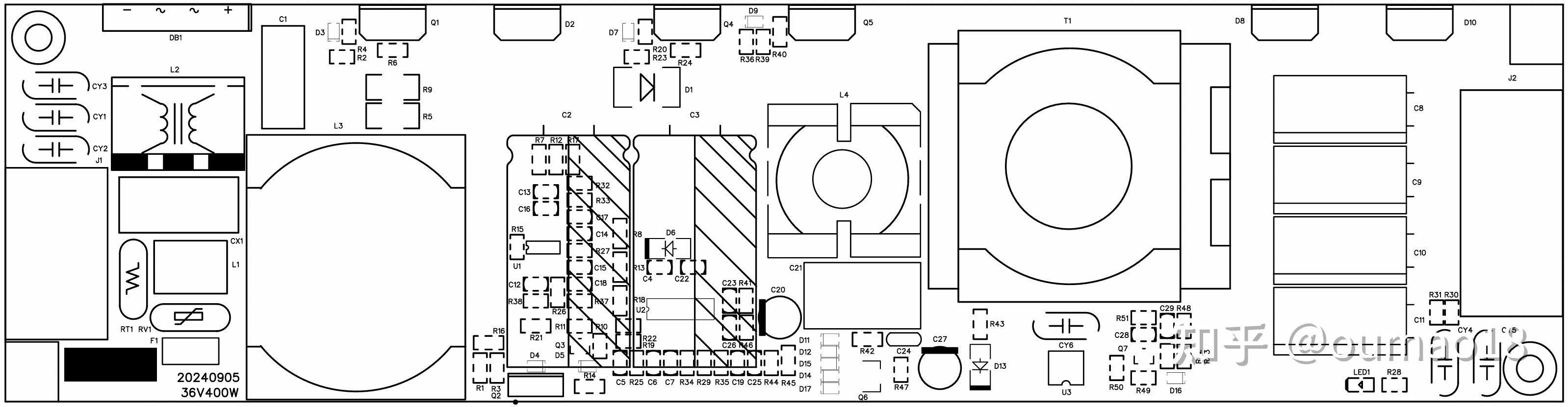 CXSU63306+CXAC85257 PFC+LLC电源方案详解：36V/400W高效设计指南 - 知乎