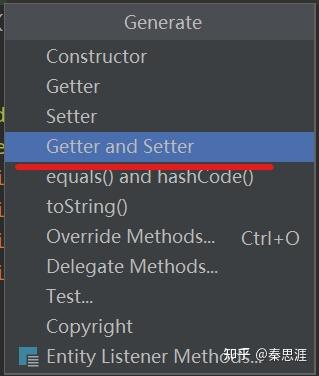 IDEA快速生成get、set等方法 - 知乎