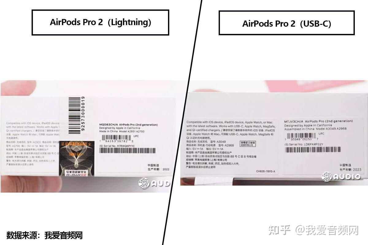 拆解对比来了，苹果AirPods Pro 2（Lightning）VS AirPods Pro（USB-C） - 知乎