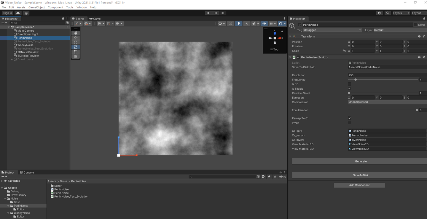 生成连续的2D、3D柏林噪声（Perlin Noise），技术美术教程 - 知乎