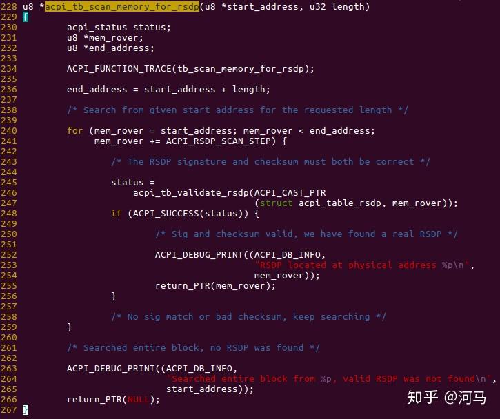 Linux启动时如何定位BIOS提供的ACPI表 - 知乎