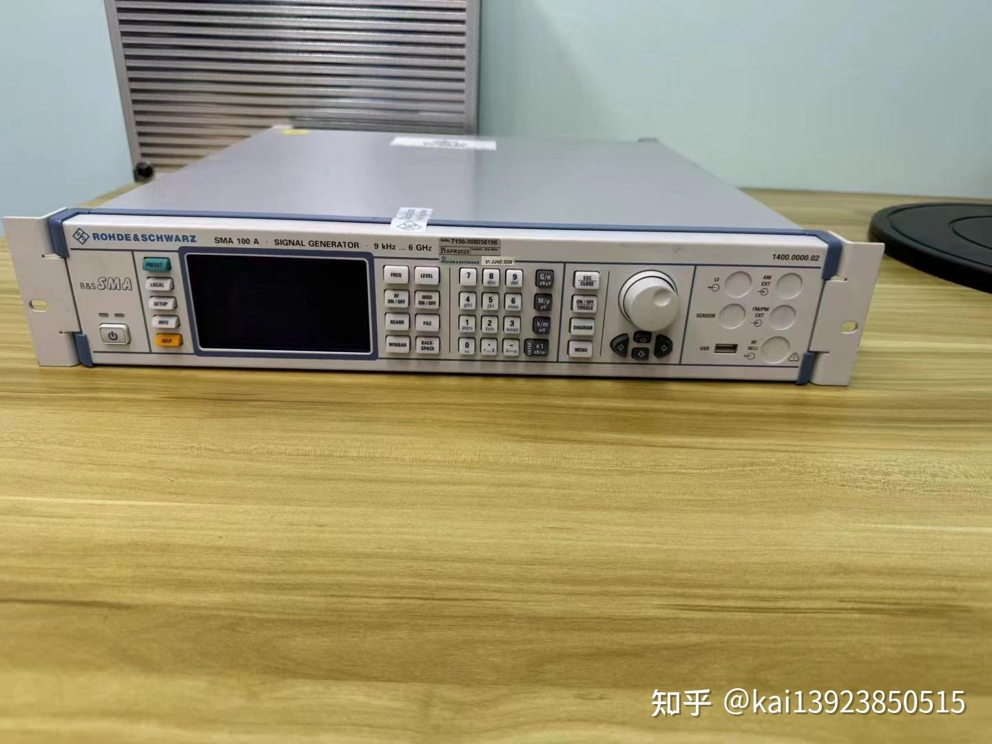 罗德与施瓦茨（SMA100A)9K-6G信号发生器带B22选件 - 知乎