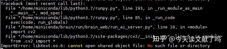 ImportError: libX11.so.6: cannot open shared object file: No such file ...