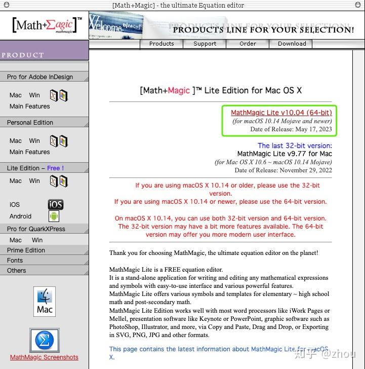 求推荐适用于Mac系统的公式编辑器？ - 知乎