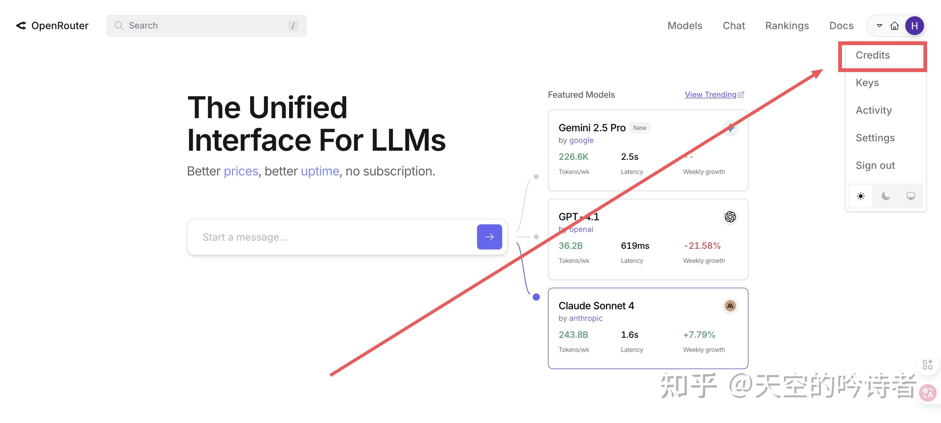 OpenRouter + CherryStudio 大模型API调用教程 - 知乎