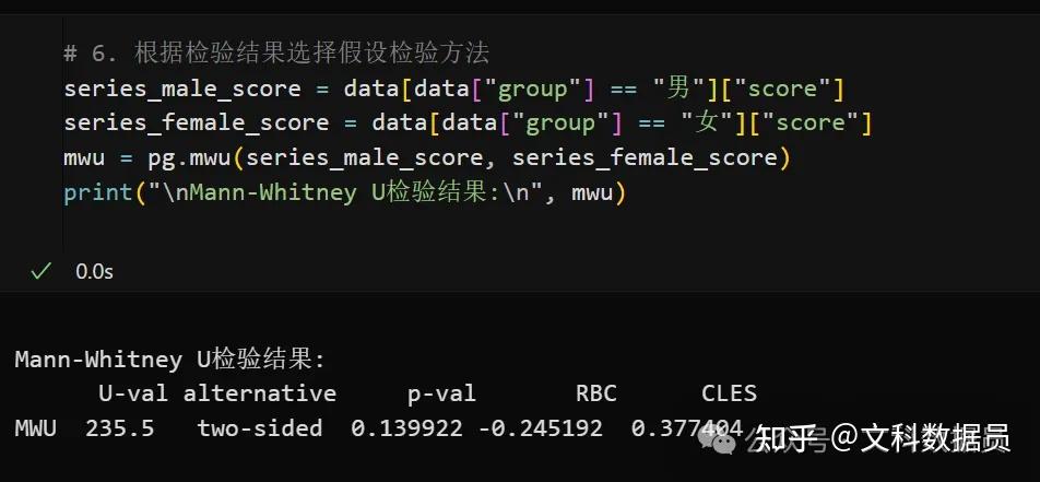 文科生进阶python(七)|无需SPSS，pingouin库实现实验数据统计分析 - 知乎