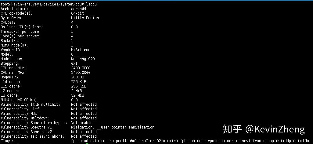 Linux下获取ARMv8-A CPU详情的3种方法 - 知乎