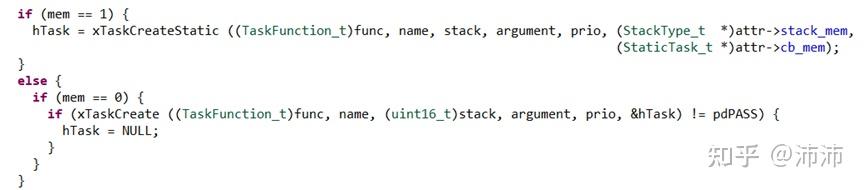 FreeRTOS中关于任务创建osThreadNew()函数详解 - 知乎