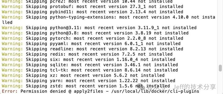 Mac HomeBrew执行命令提示Permission denied@apply2files - 知乎