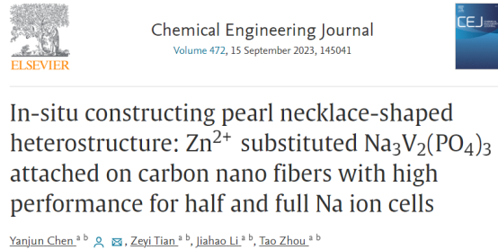 《Chemical Engineering Journal》期刊关于“静电纺丝”的6篇新成果 - 知乎