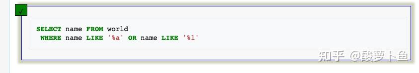 【刷题】SQLZOO（1-6） - 知乎