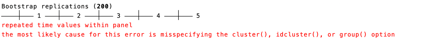 Cluster Bootstrapping: repeated time values within panel - 知乎