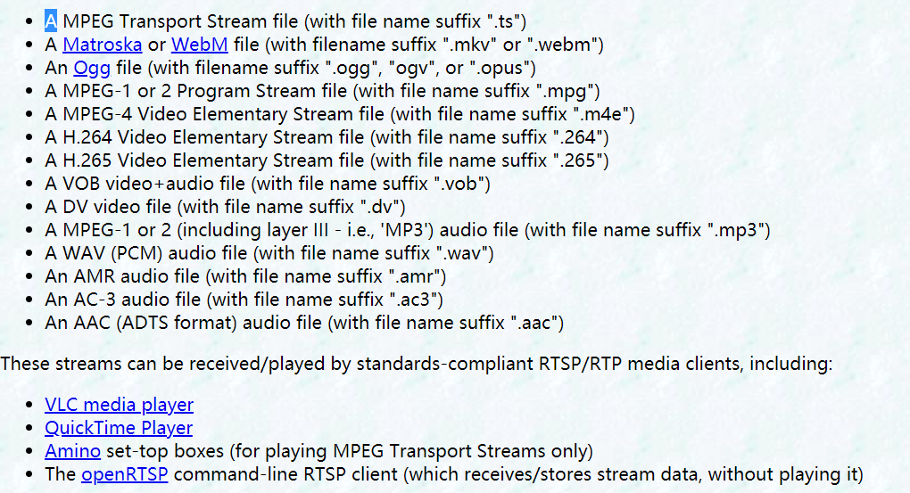 Live555开源项目（1）----初步介绍 - 知乎