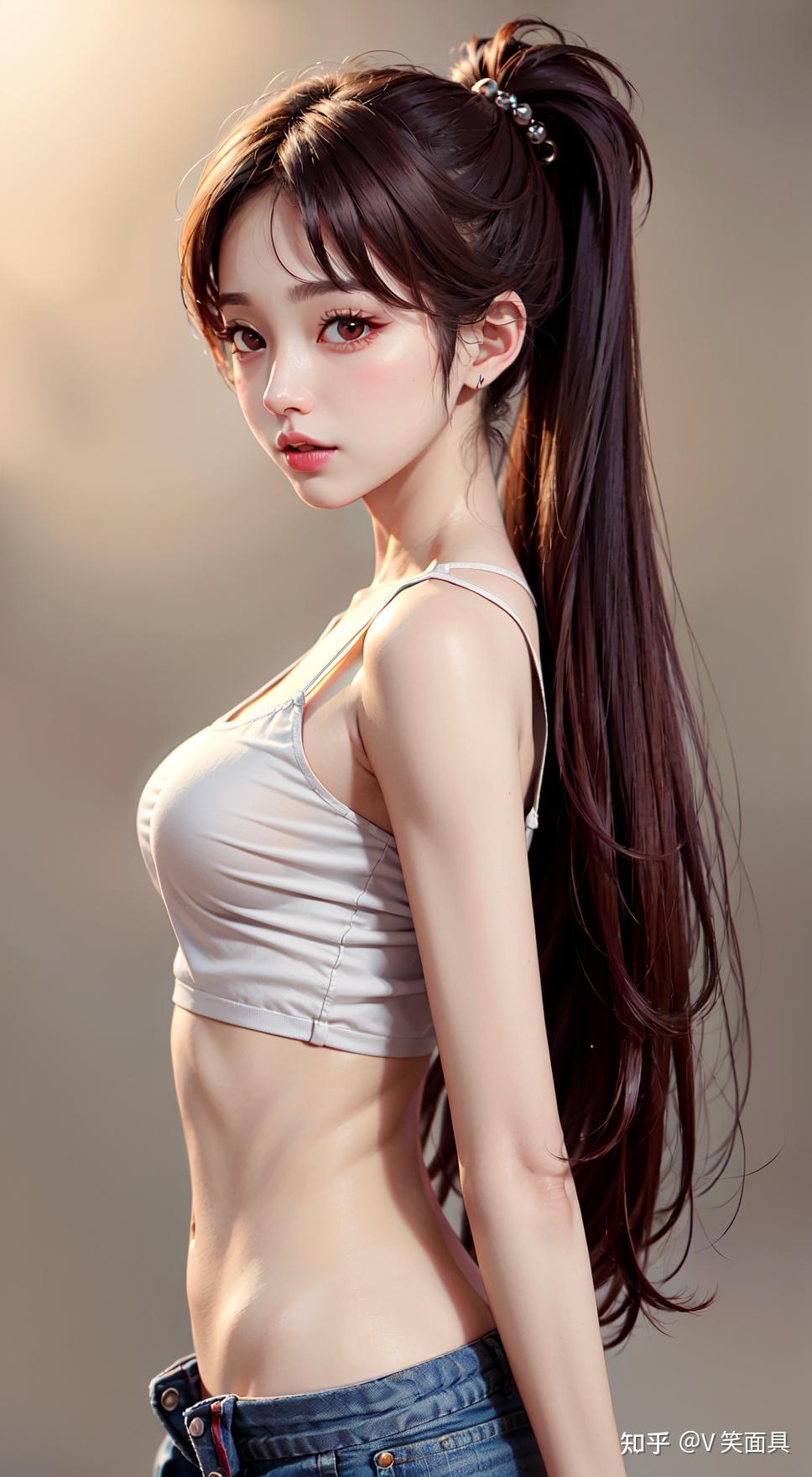 性感2.5DAI美女超级漂亮小姐姐，极品身材【模型+lora+图包下载】 - 知乎