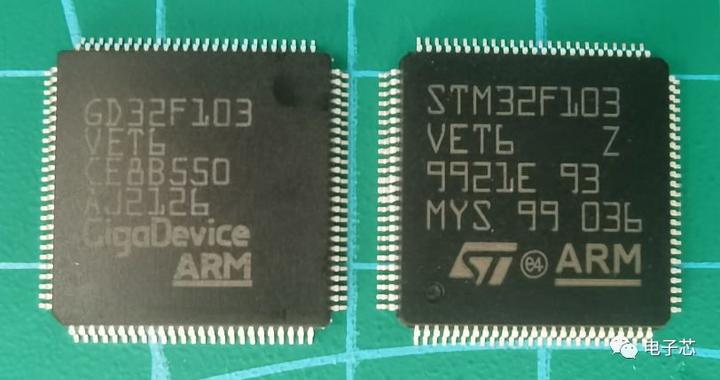 STM32替代方案 | 已采购回来GD32F103VET6进行实物对比 | 第8集 - 知乎