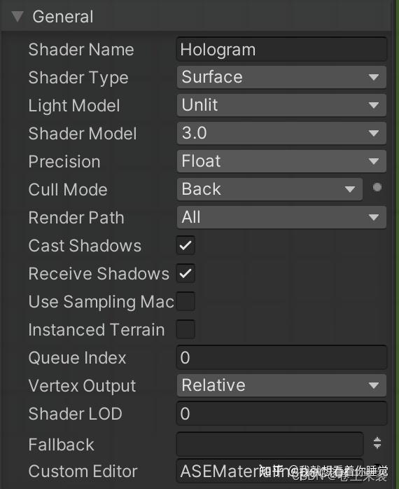 【#Unity Shader#Amplify Shader Editor(ASE)_第二篇】 - 知乎