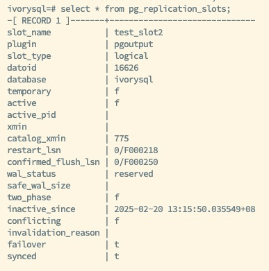 IvorySQL v4 逻辑复制槽同步功能解析：高可用场景下的数据连续性保障 - 知乎