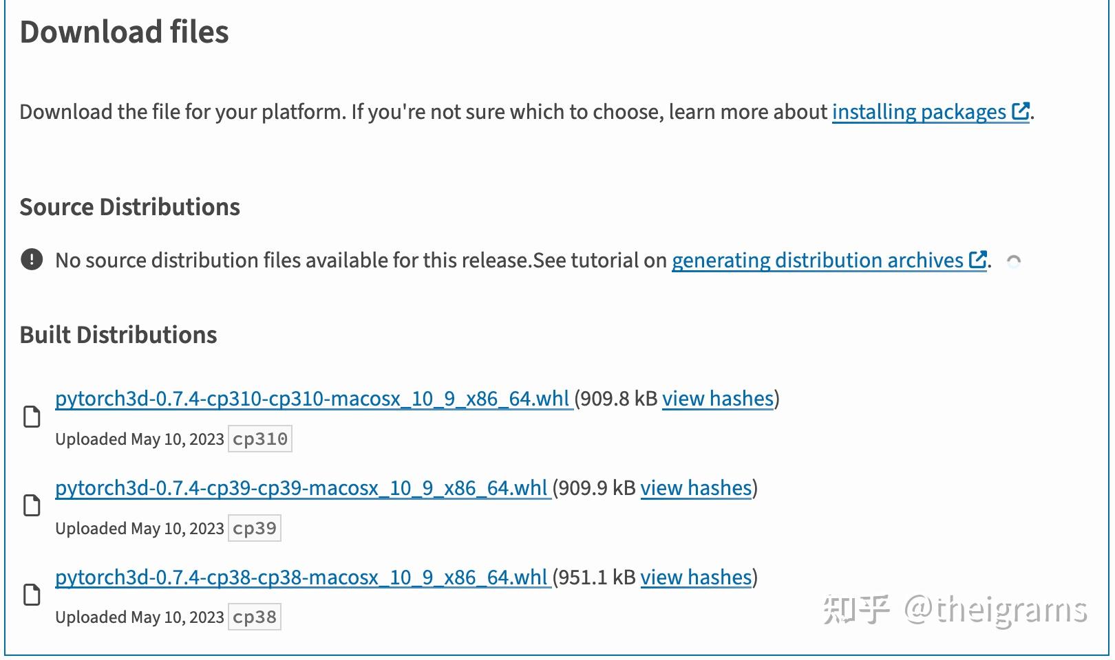 Pytorch3D安装踩坑 - 知乎