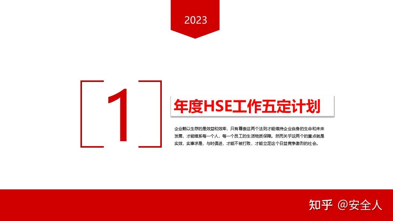 【636】2023年度EHS工作计划28页PPT课件 - 知乎