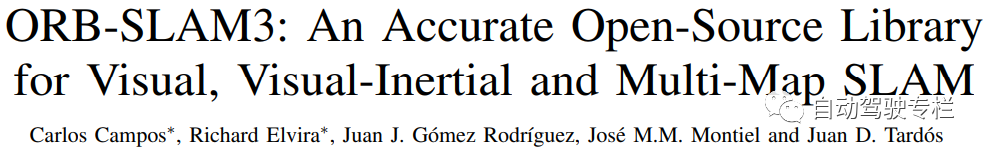 ORBSLAM系列|ORB-SLAM3论文精读（一） - 知乎