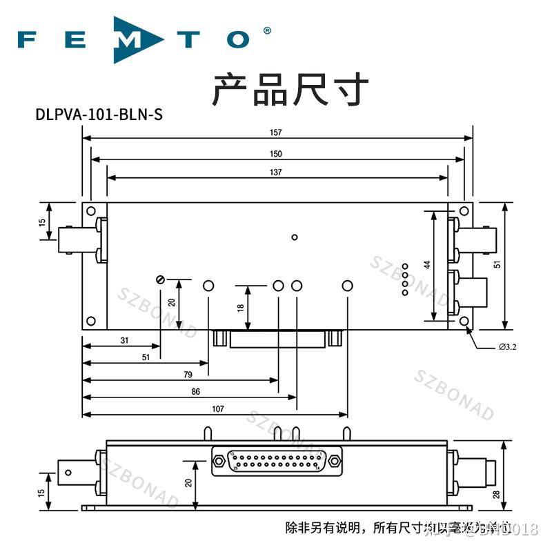 FEMTO可变增益低频电压放大器DLPVA-101-BLN-S,输入噪声电压低至0.7nV/√Hz、处理μV级微弱信号 - 知乎