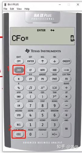 使用BA 2 plus计算器在CFA中计算NPV，PMT，N，i的步骤 - 知乎