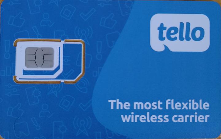 美国实体电话卡Tello中国漫游实测wifi通话下最低月租5美元可享100分钟通话，无限收发短信且支持eSIM - 知乎