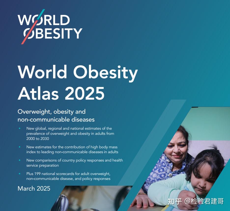 刚刚！《2025世界肥胖地图》重磅发布，中国成人近半数体重超标，全球肥胖人数或飙升至11.3亿 | 世界肥胖日 - 知乎