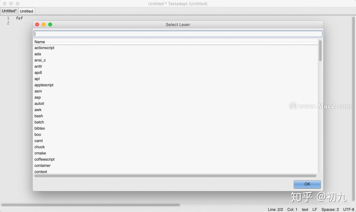 Textadept for mac文本编辑 - 知乎