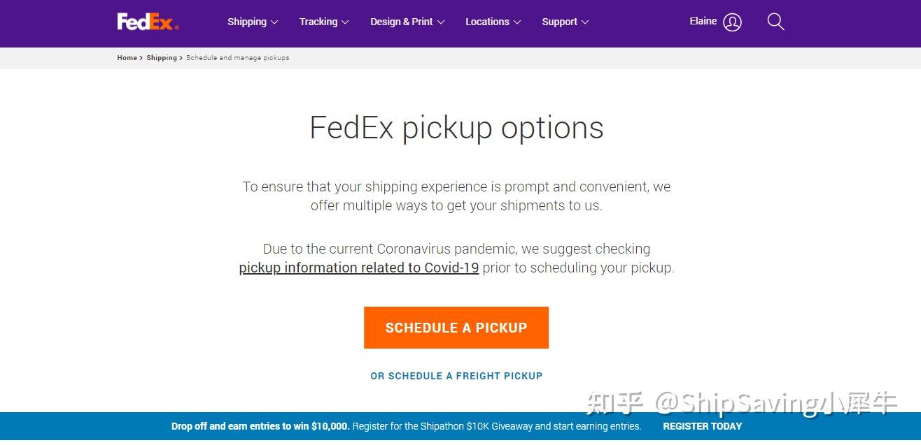如何预约FedEx上门取件？ - 知乎