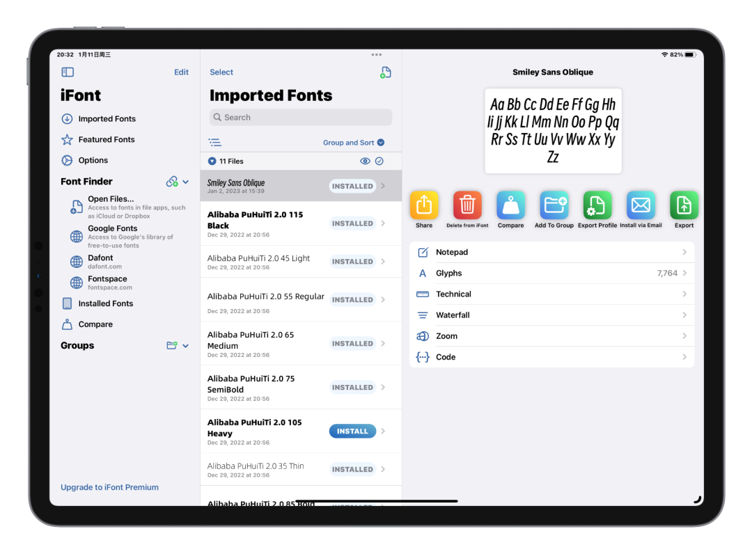 如何在ipad上安装字体？别错过这个教程 - 知乎