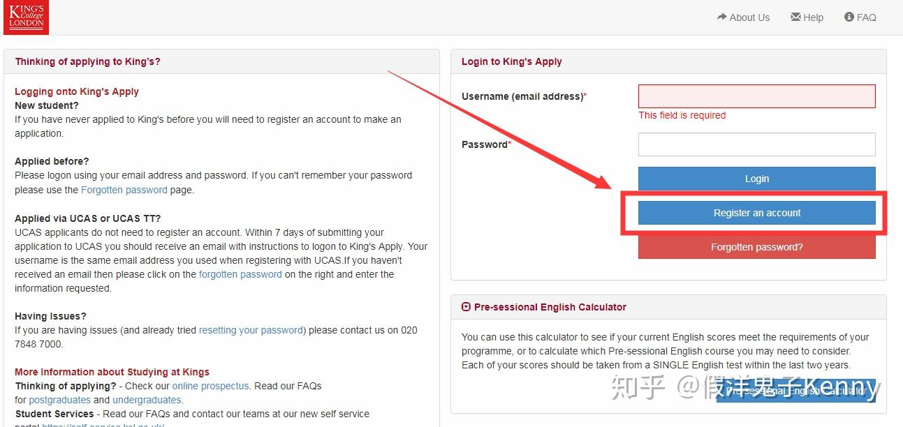 手把手申请教程系列之：KCL （King's College London） - 知乎