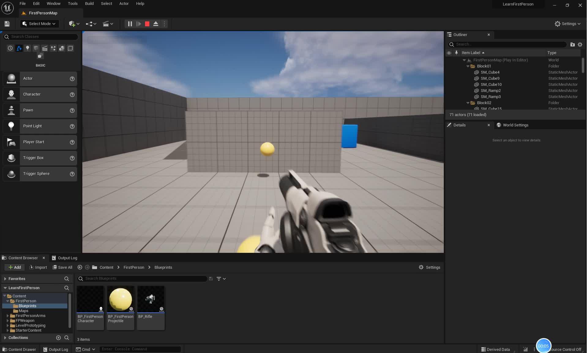 UE4C++近期学习收获(3)虚幻5自带的第一人称模板拾取武器的实现 - 知乎