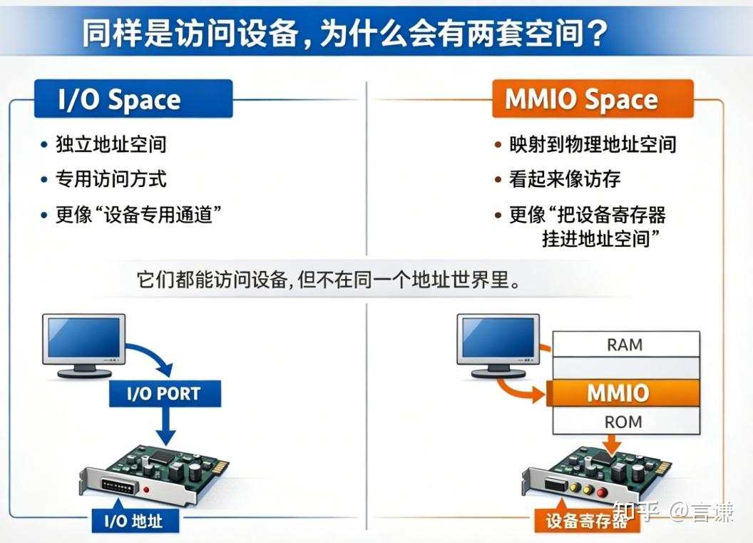 PCIe 里的 I/O 空间和 MMIO 空间，到底有什么区别？ - 知乎