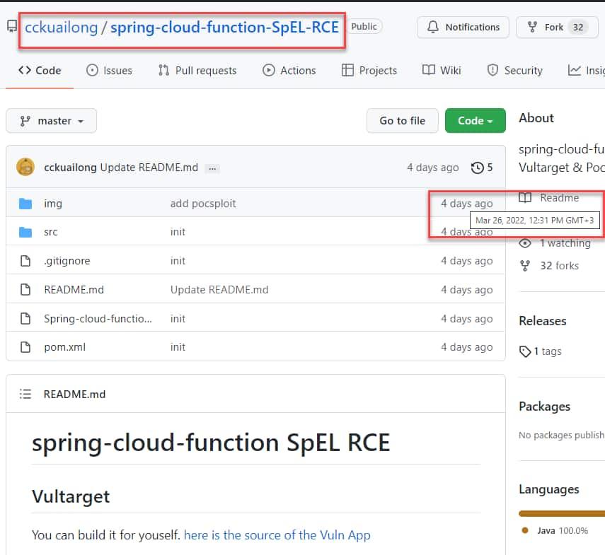 Spring Cloud Function SpEL注入漏洞（CVE-2022-22963）分析