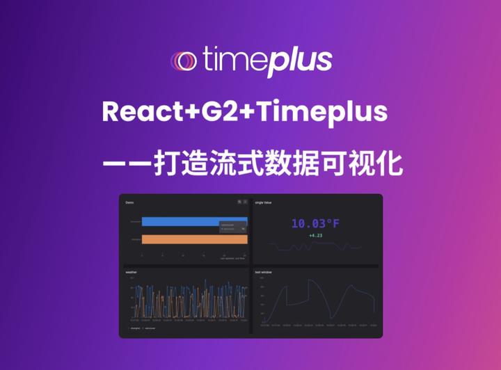React+G2+Timeplus —— 打造流式数据可视化 - 知乎