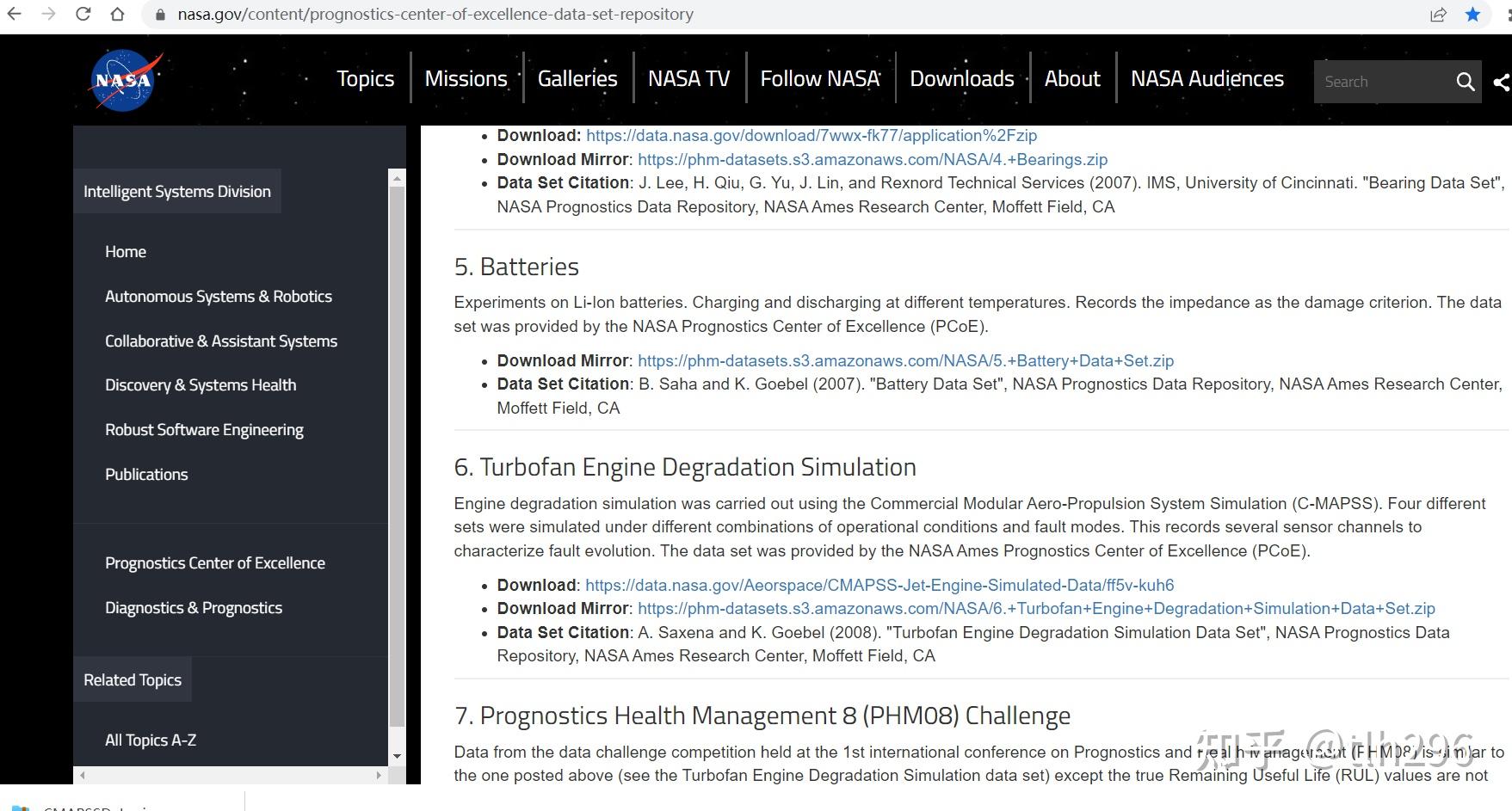 NASA网站数据集下载 - 知乎